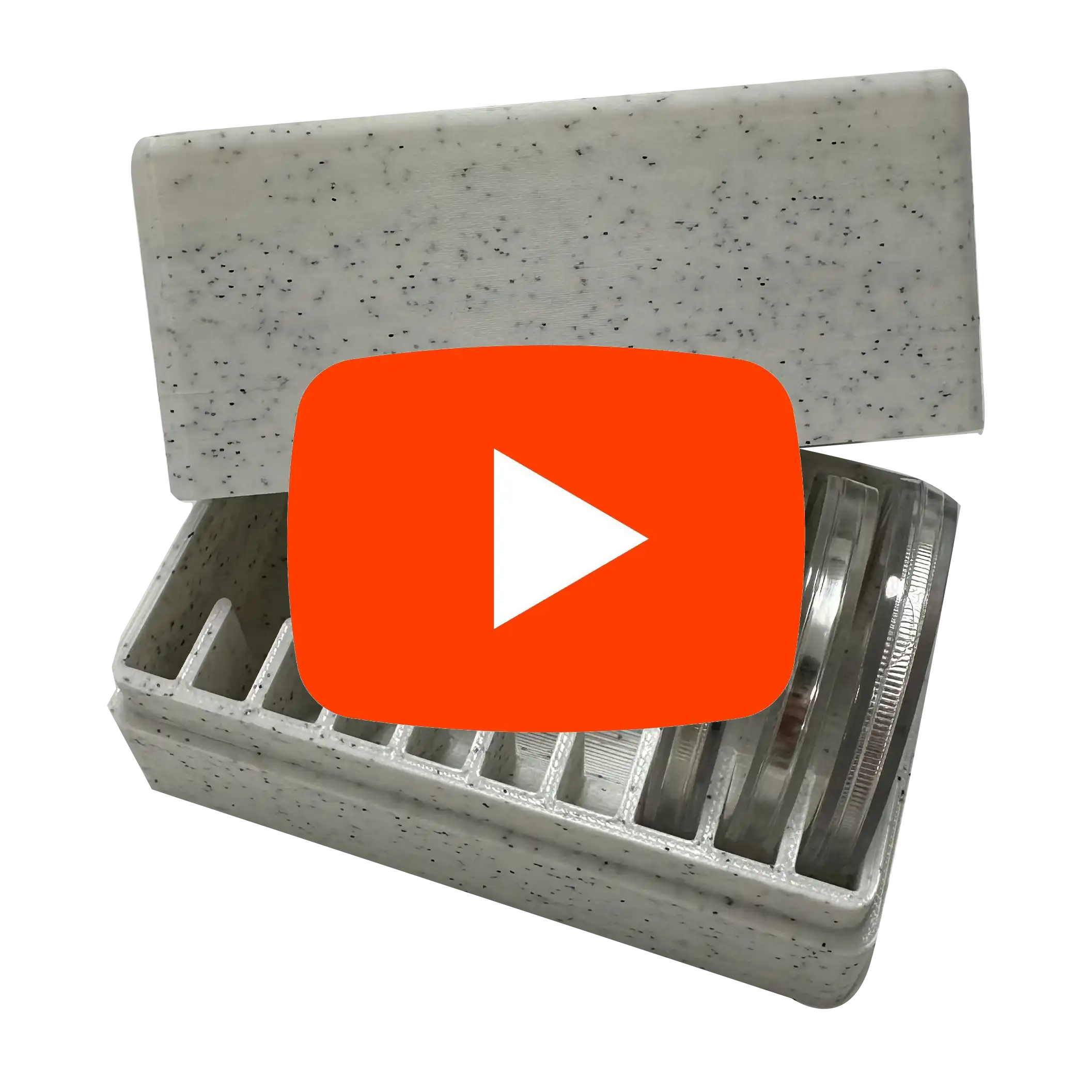 Coin Storage Box for 10 Coins | Secure, Tight-Seal, and Portable